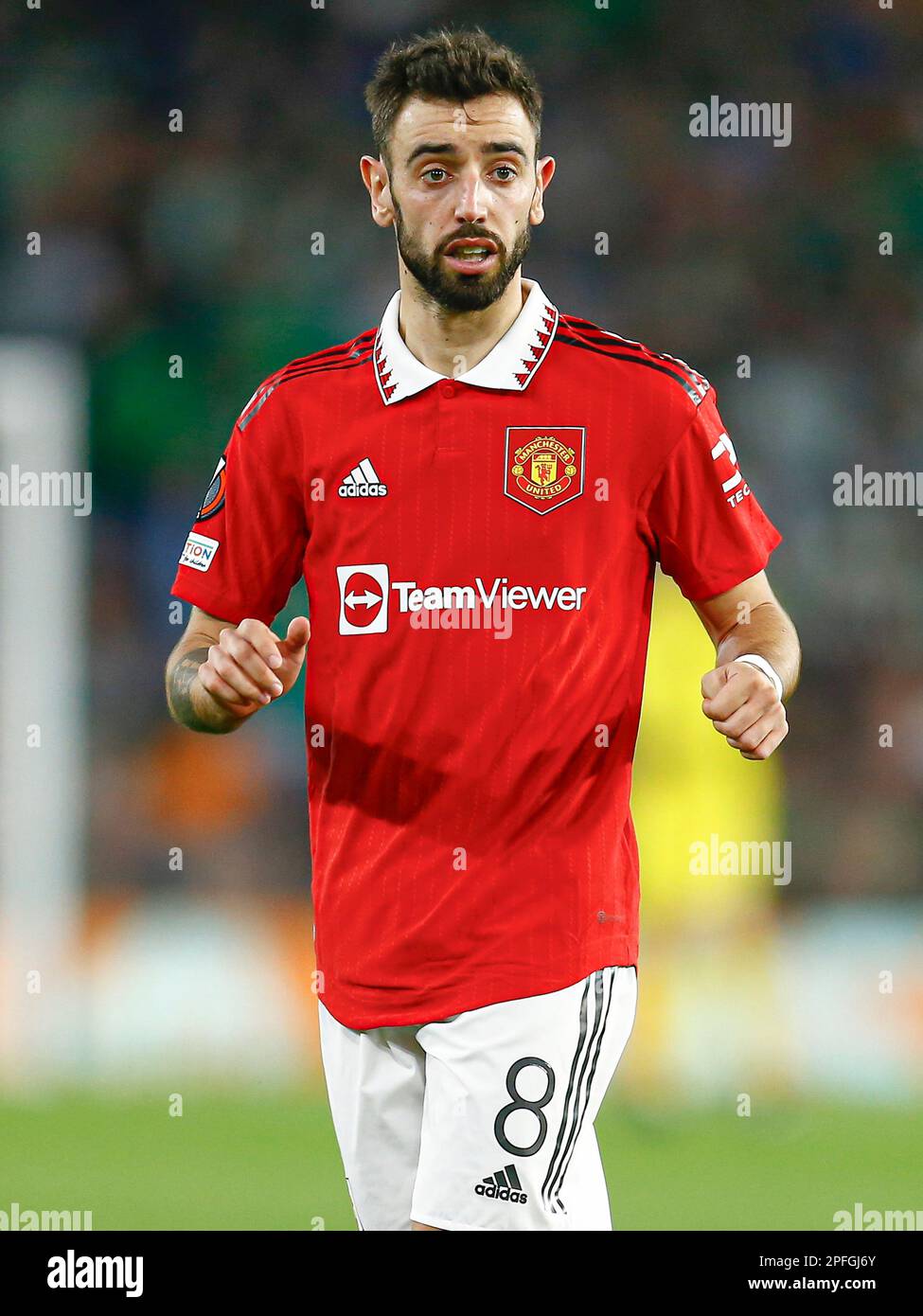 Bruno Fernandes of Manchester United during the UEFA Europa League ...