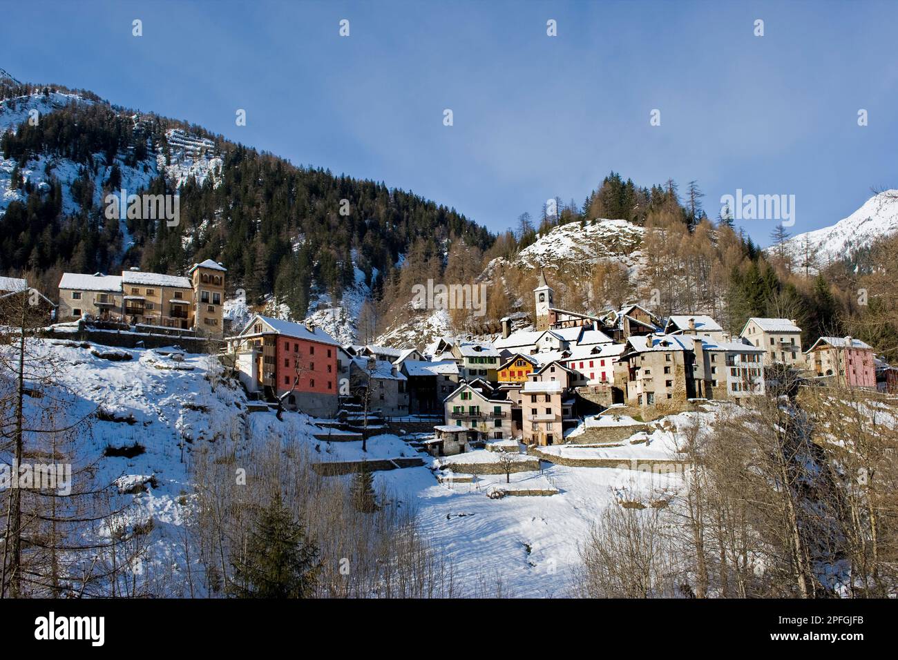 Switzerland, Canton Ticino, Fusio Stock Photo - Alamy
