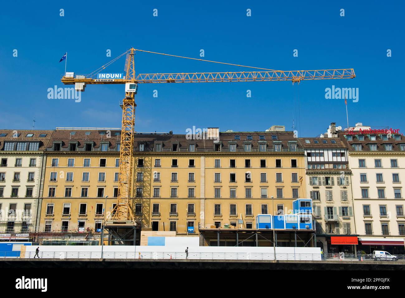 Working in progress, Geneva, Switzerland Stock Photo - Alamy