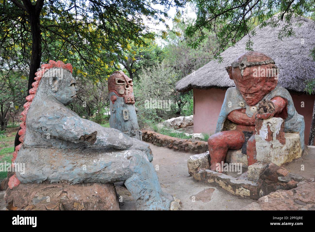 Credo Mutwa Cultural Village, Soweto, Johannesburg, South Africa Stock ...