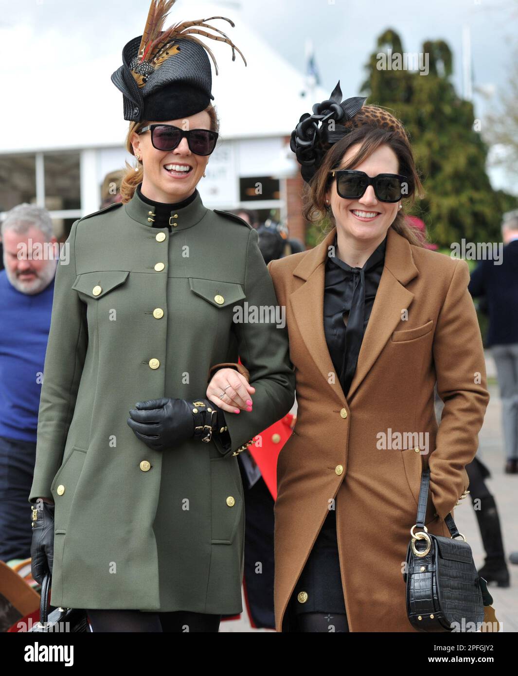 Crowds enter the racecourse including Laura Collett part of Team GB ...