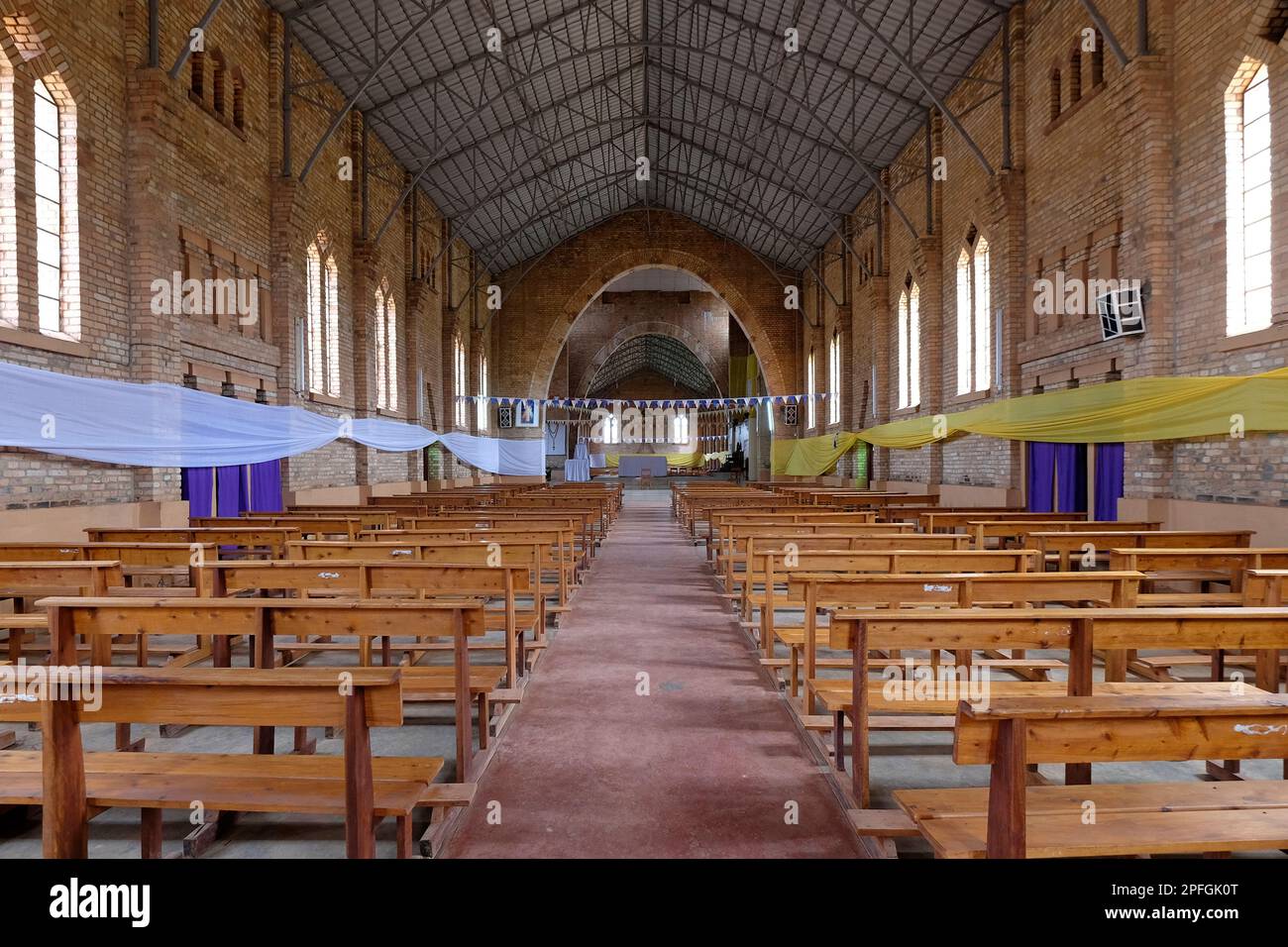 Rwanda, Butare, local cathedral Stock Photo - Alamy
