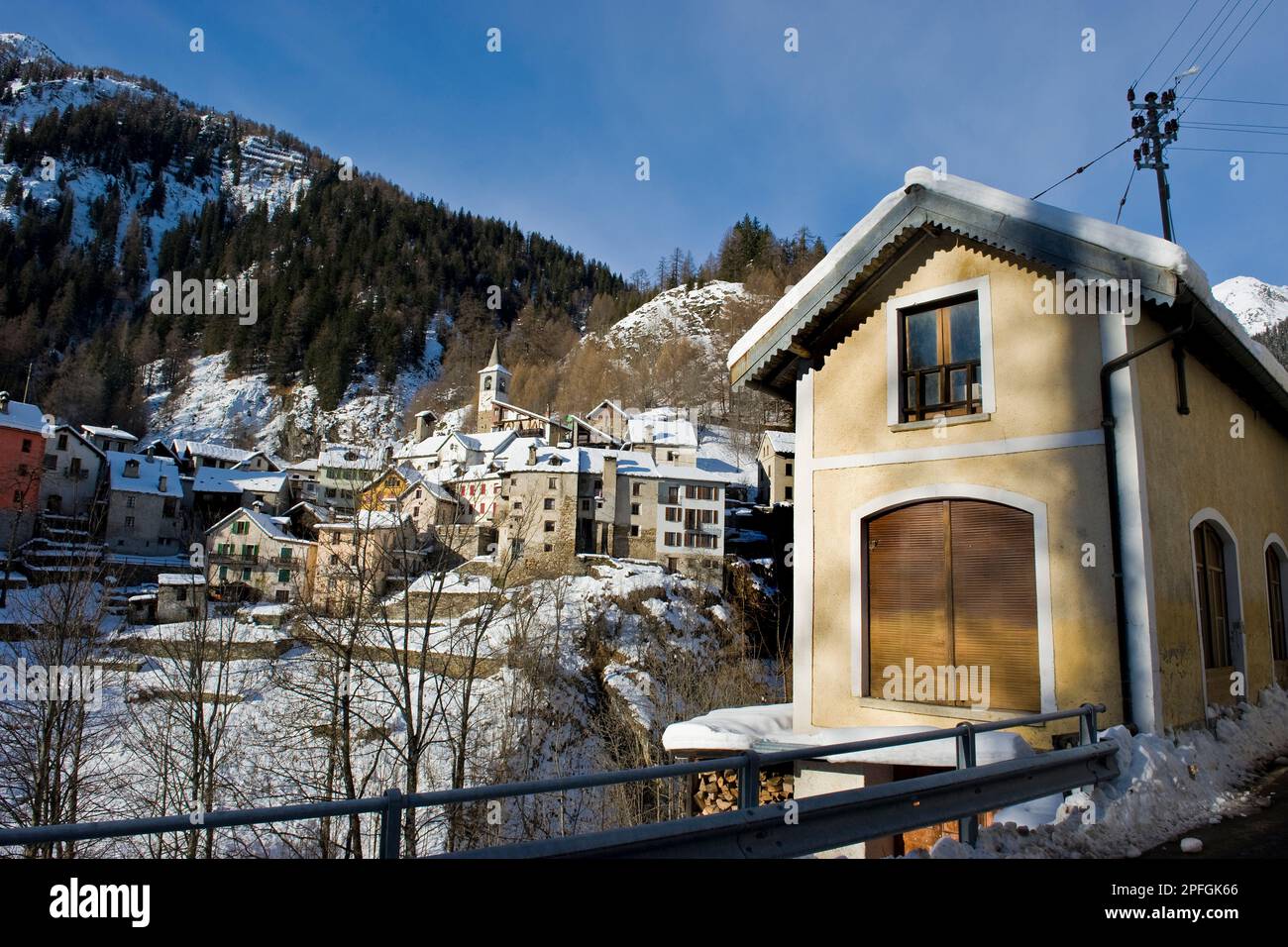 Switzerland, Canton Ticino, Fusio Stock Photo - Alamy