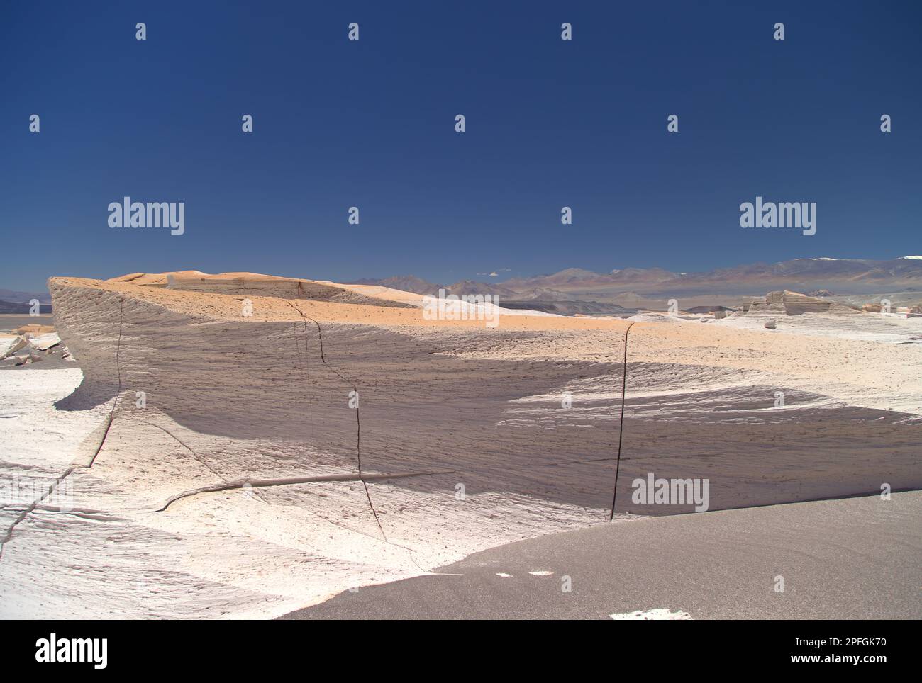 The Pumice Stone Field, in North West Argentina, is unique in the world ...