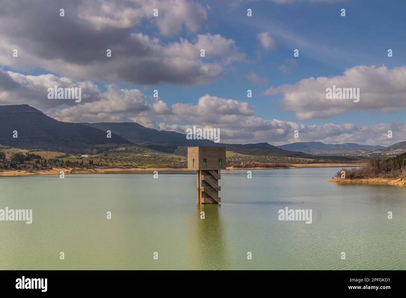 The El Masri Dam in Grombalia, Tunisia. North Africa Stock Photo - Alamy