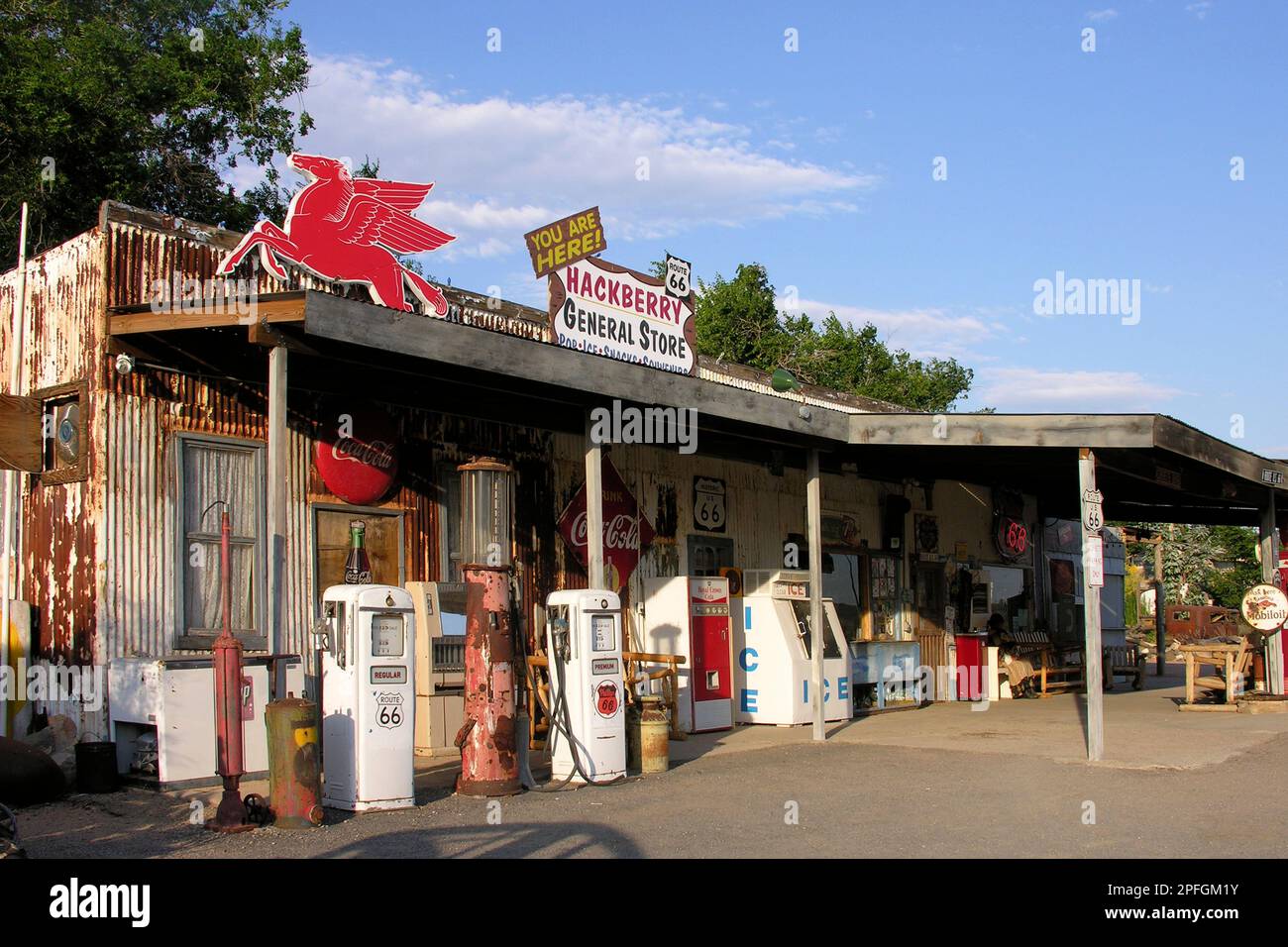 Route 66 usa petrol station hi-res stock photography and images - Alamy
