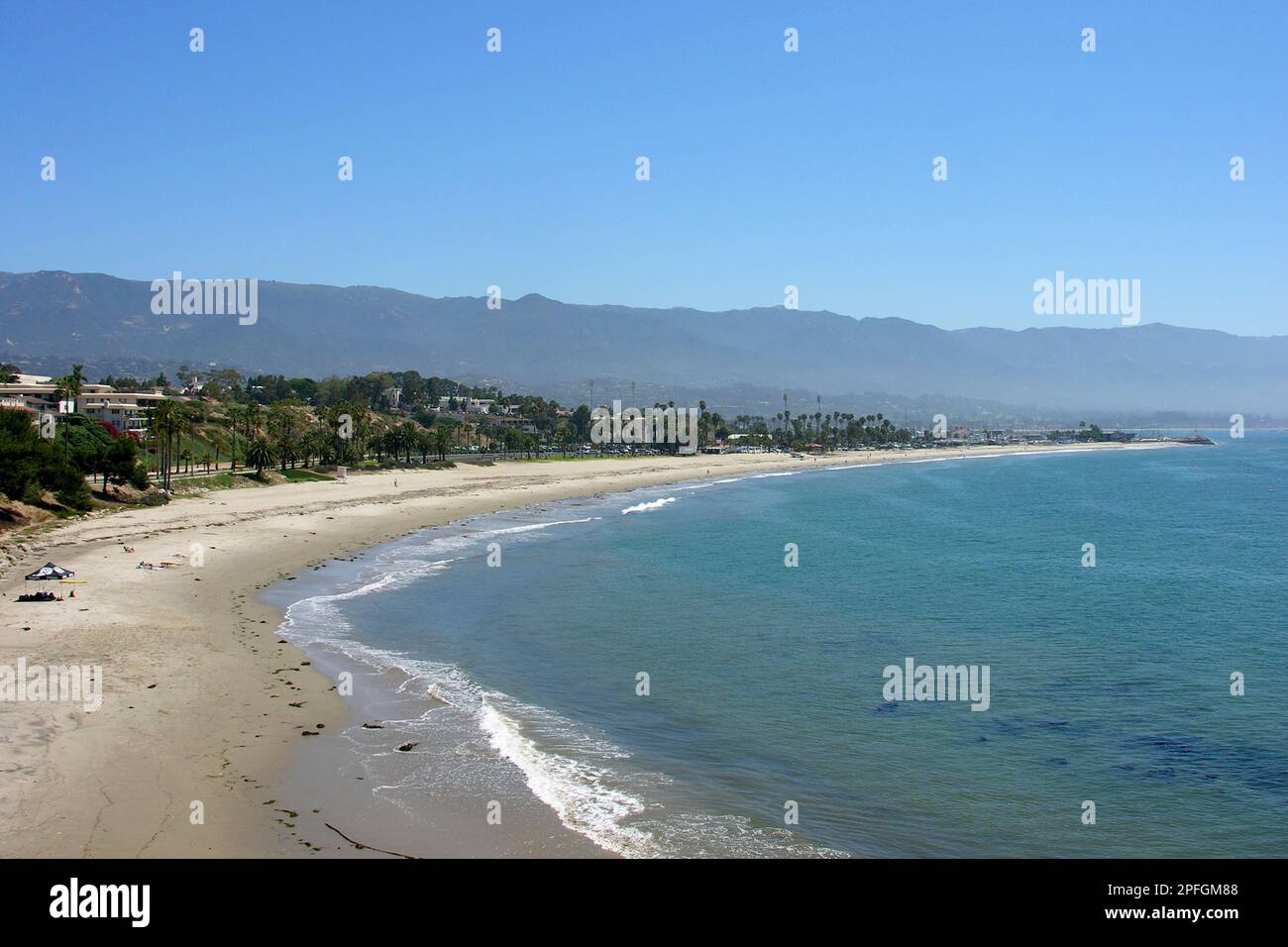 Beach. Santa Barbara. California. United States of America Stock Photo ...