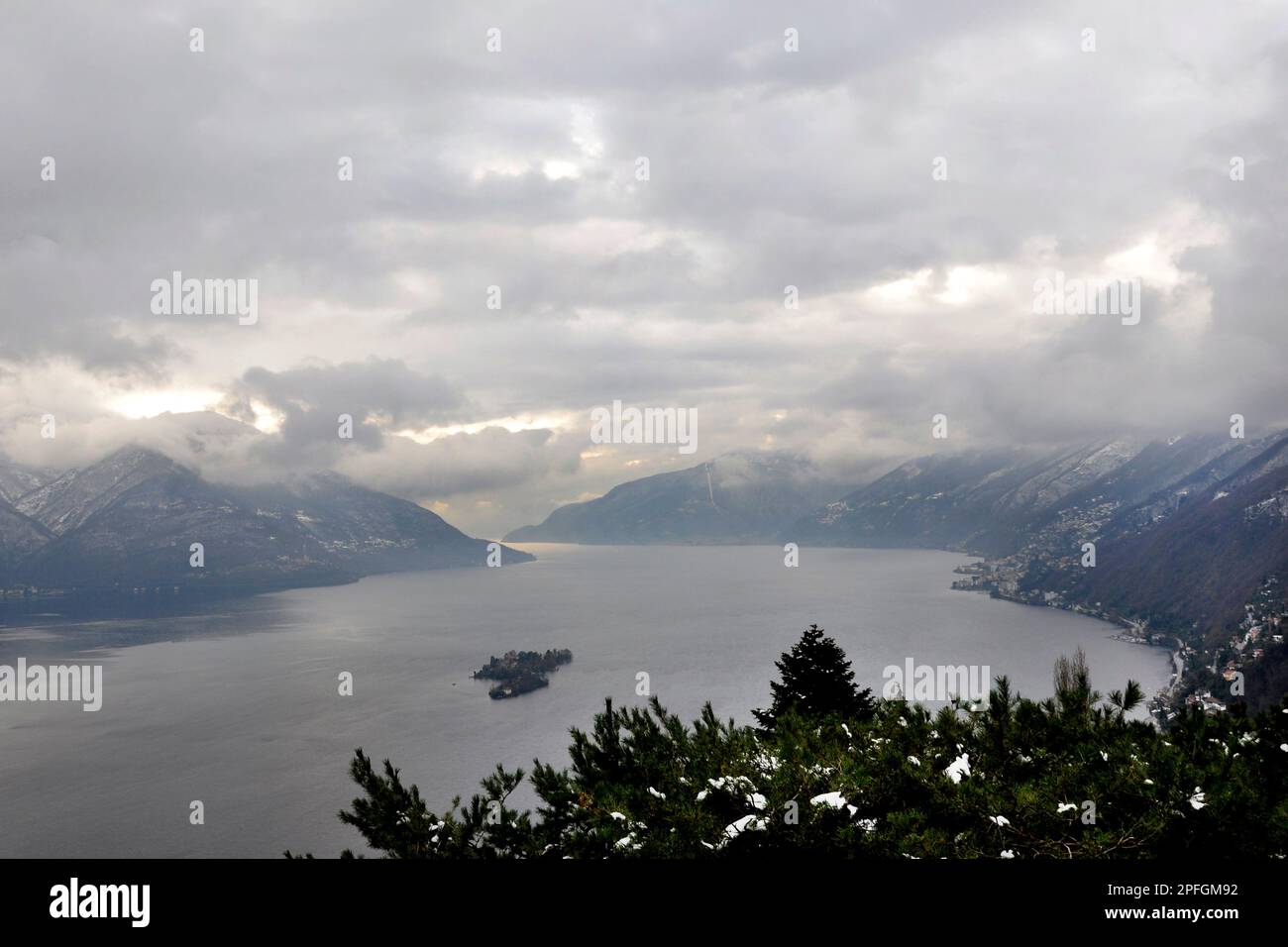 Maggiore lake, Locarno, Switzerland Stock Photo - Alamy