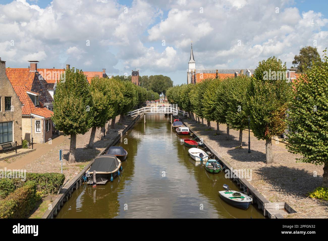 Old Dutch town of Sloten in Friesland, Netherlands Stock Photo - Alamy