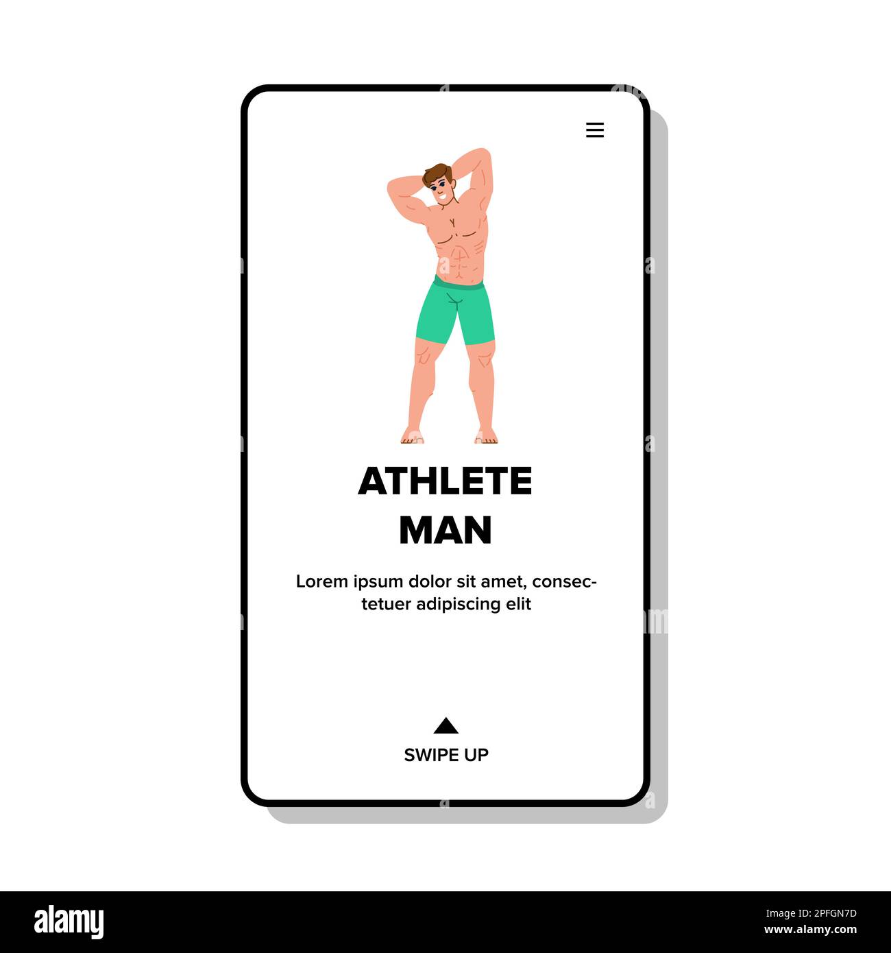 athlete man vector Stock Vector Image & Art - Alamy
