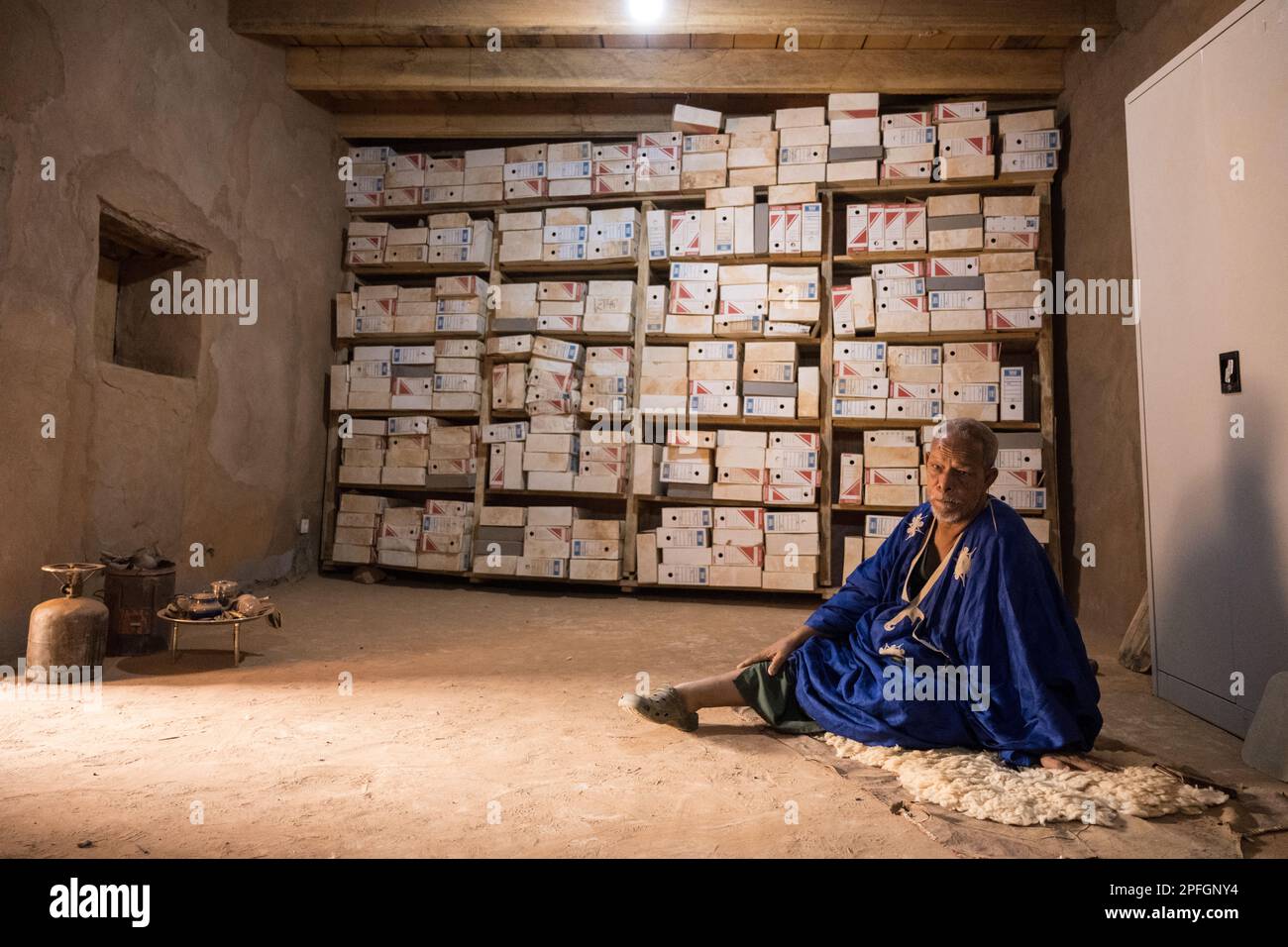 Saif Al Islam, of Ahmed Mahmoud library, a UNESCO World Heritage Site ...