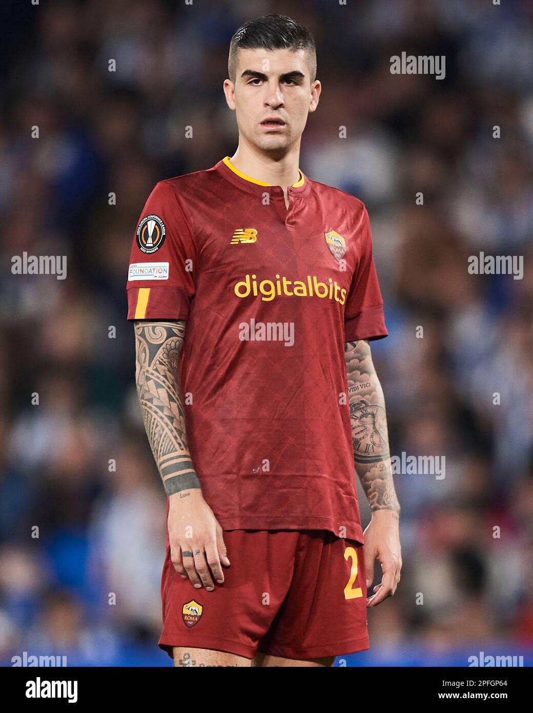 Gianluca Mancini of AS Roma during the UEFA Europa League match, Round ...