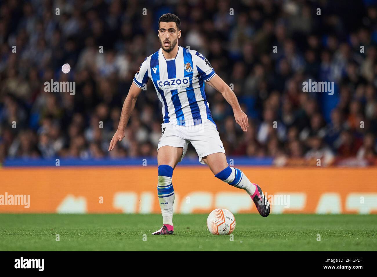 Mikel Merino of Real Sociedad during the UEFA Europa League match ...