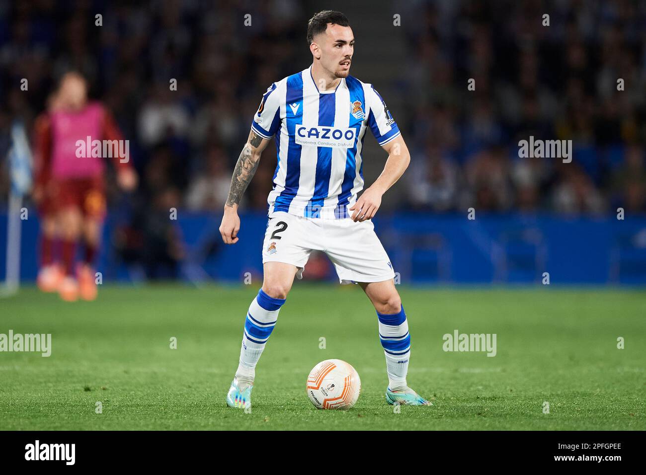 Alex Sola of Real Sociedad during the UEFA Europa League match, Round ...