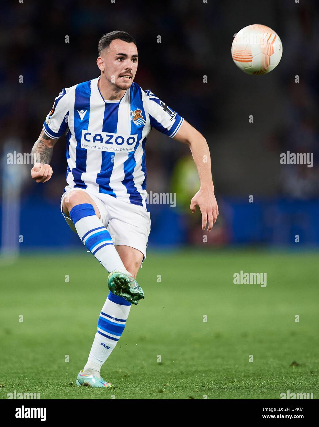 Alex Sola of Real Sociedad during the UEFA Europa League match, Round ...