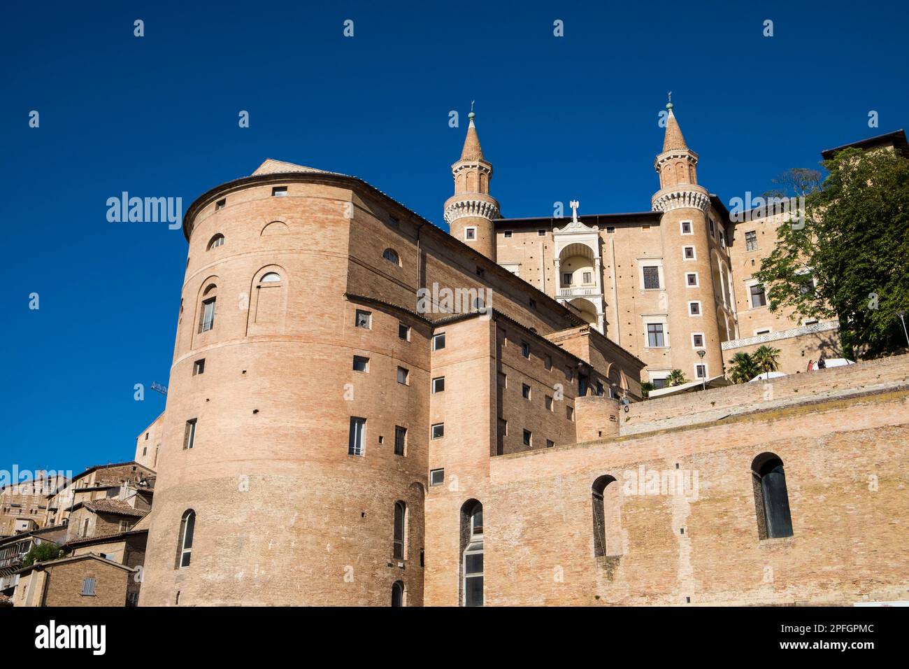 Italy, Urbino, Ducal palace Stock Photo - Alamy