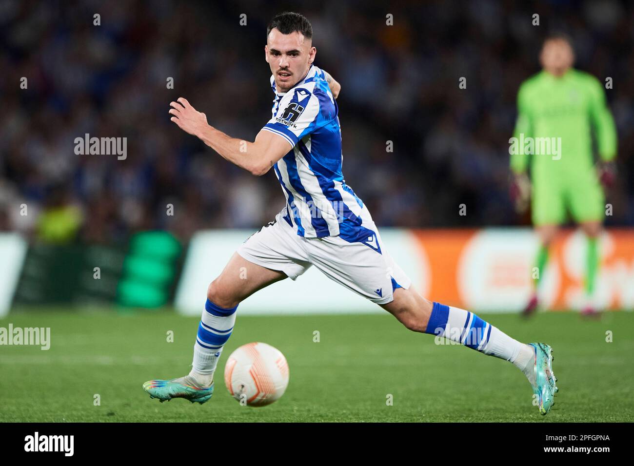 Alex Sola of Real Sociedad during the UEFA Europa League match, Round ...