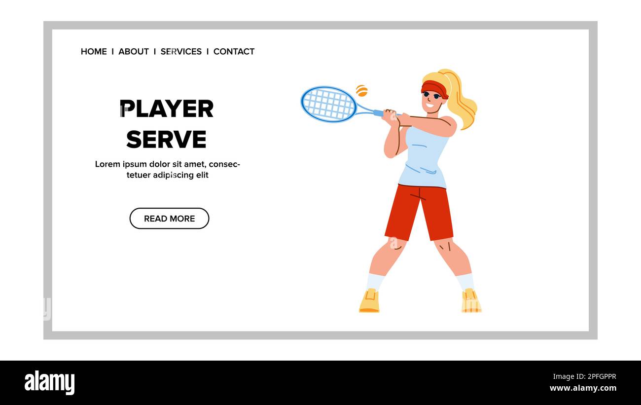 White male female tennis player Stock Vector Images - Alamy