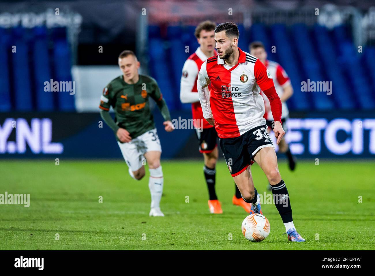 ROTTERDAM - (r) David Hancko of Feyenoord during the UEFA Europa league ...