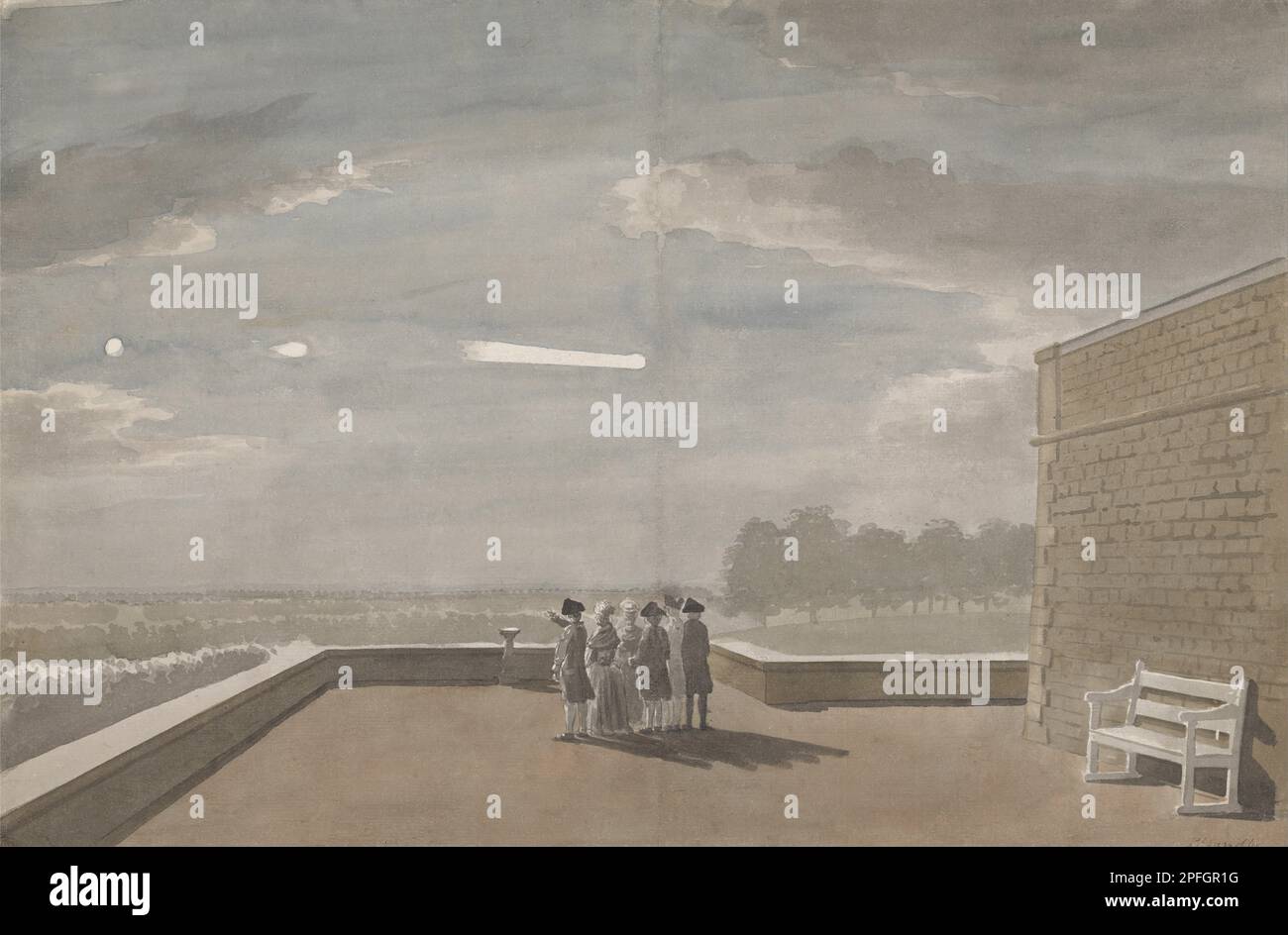 The Meteor of August 18, 1783, as seen from the East Angle of the North ...