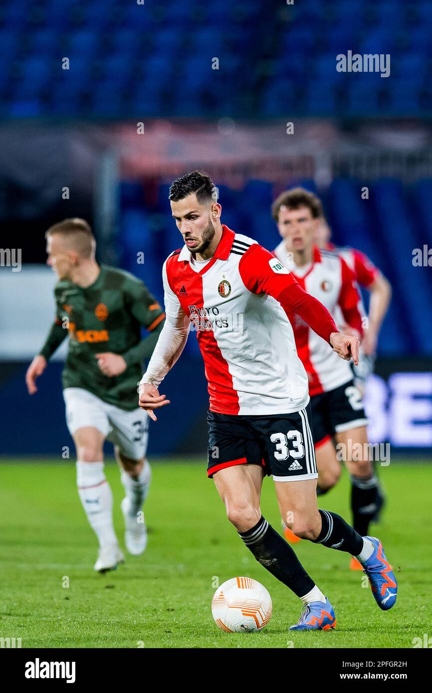 ROTTERDAM - (r) David Hancko of Feyenoord during the UEFA Europa league ...
