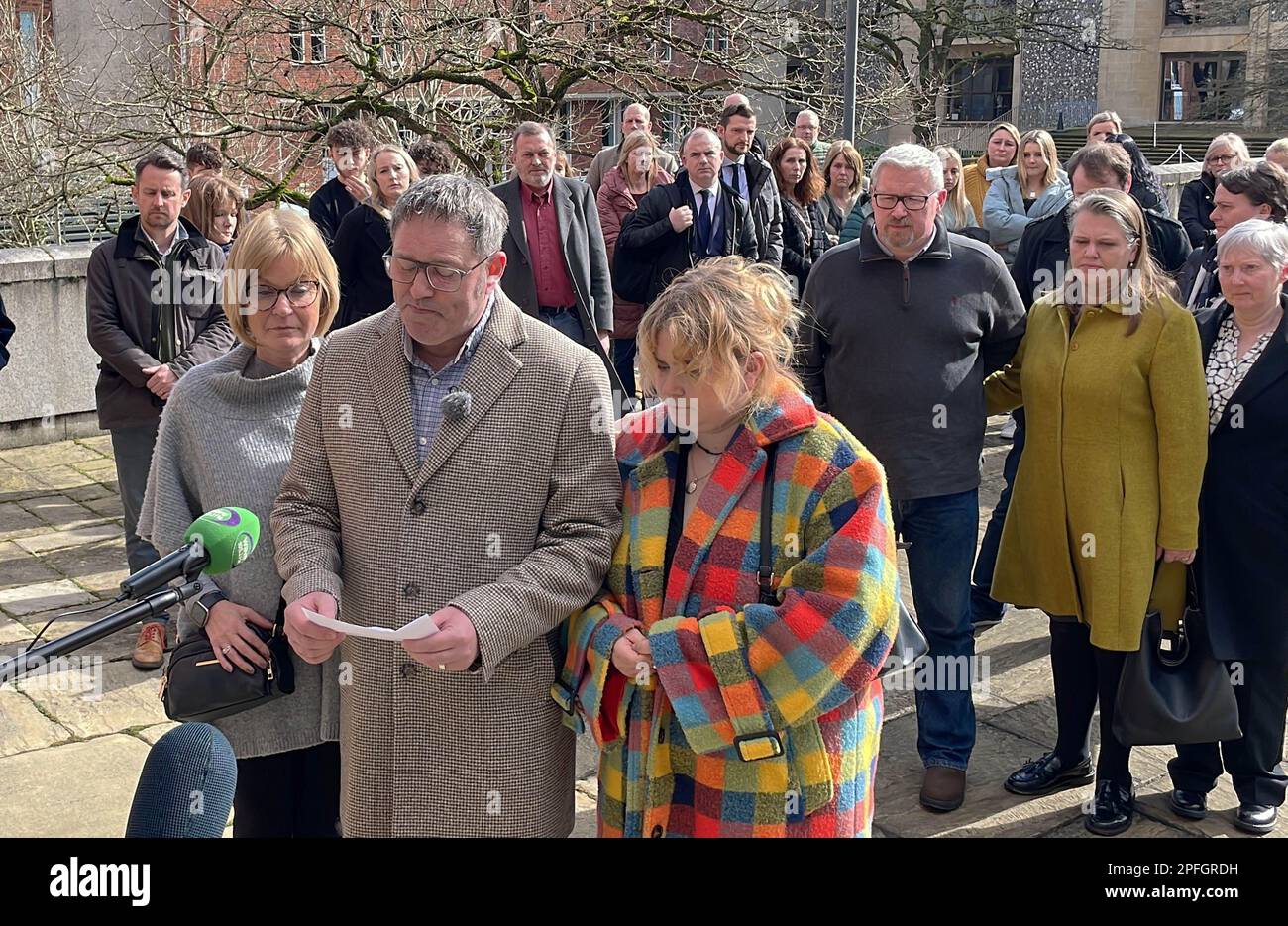 Emily Lewis's mother Nicola, father Simon and sister Amy speak to the ...