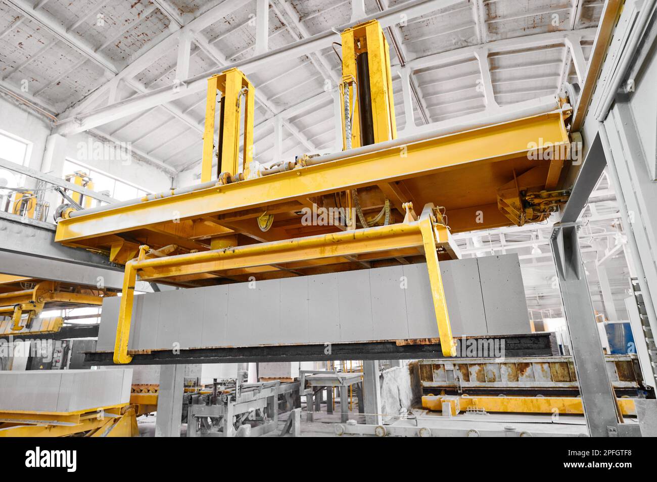 Operating equipment at manufacturing industrial plant Stock Photo - Alamy