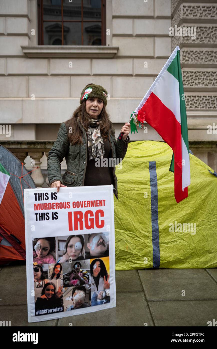 London/UK 17 MAR 2023. Journalist and Human rights activist Vahid ...