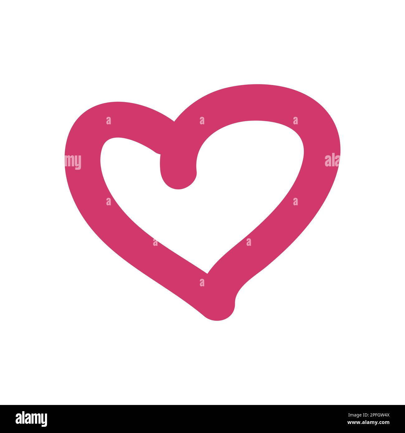 Doodle hearts, hand drawn love heart collection Stock Vector Image & Art - Alamy