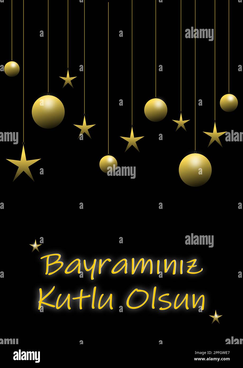 Candy feast banner design in Turkish. Happy Turkish Candy holiday text ...