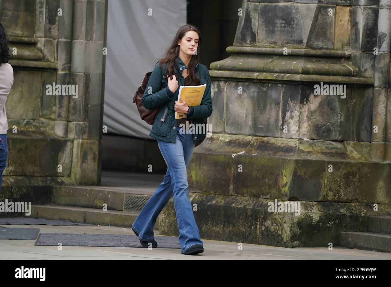 Actress Meg Bellamy, who plays Kate Middleton filming scenes for the ...