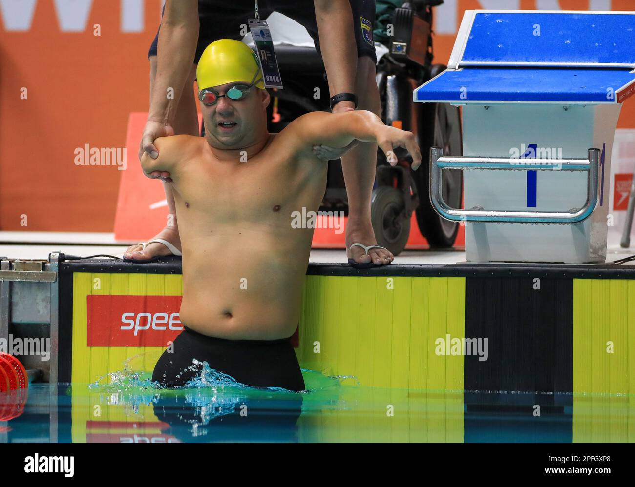 Brazil’s Bruno Becker Da Silva ahead of the Men’s MC 50m Breaststroke ...