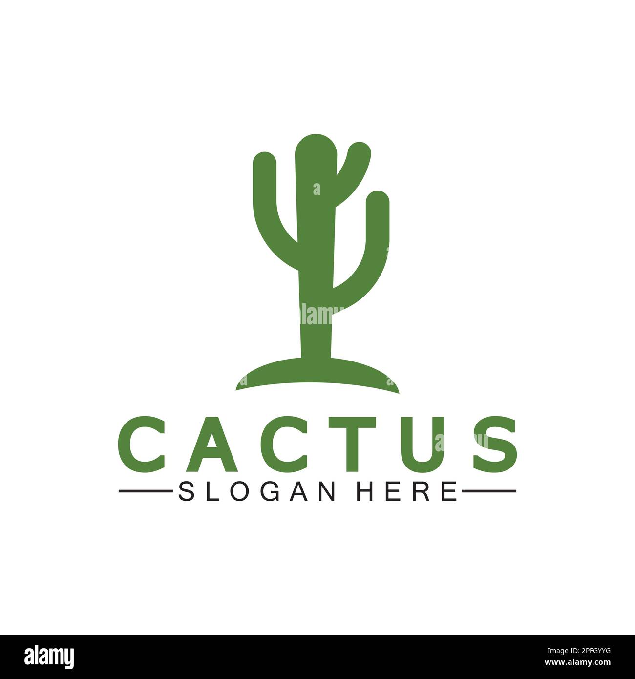 Cactus Logo Template Design Vector, Design Concept, Creative Symbol ...