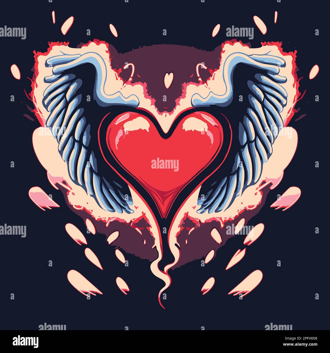 Wings patterns Stock Vector Images - Alamy