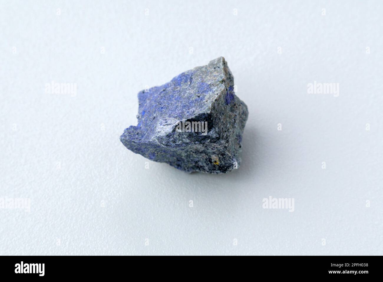 Dumortierite, a close up of blue mineral macro, an outdoor shot ...