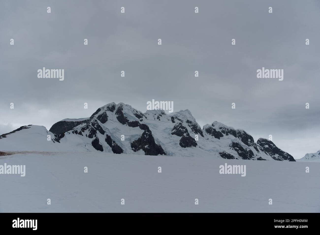 Mountain on Booth Island - Antarctica Stock Photo - Alamy