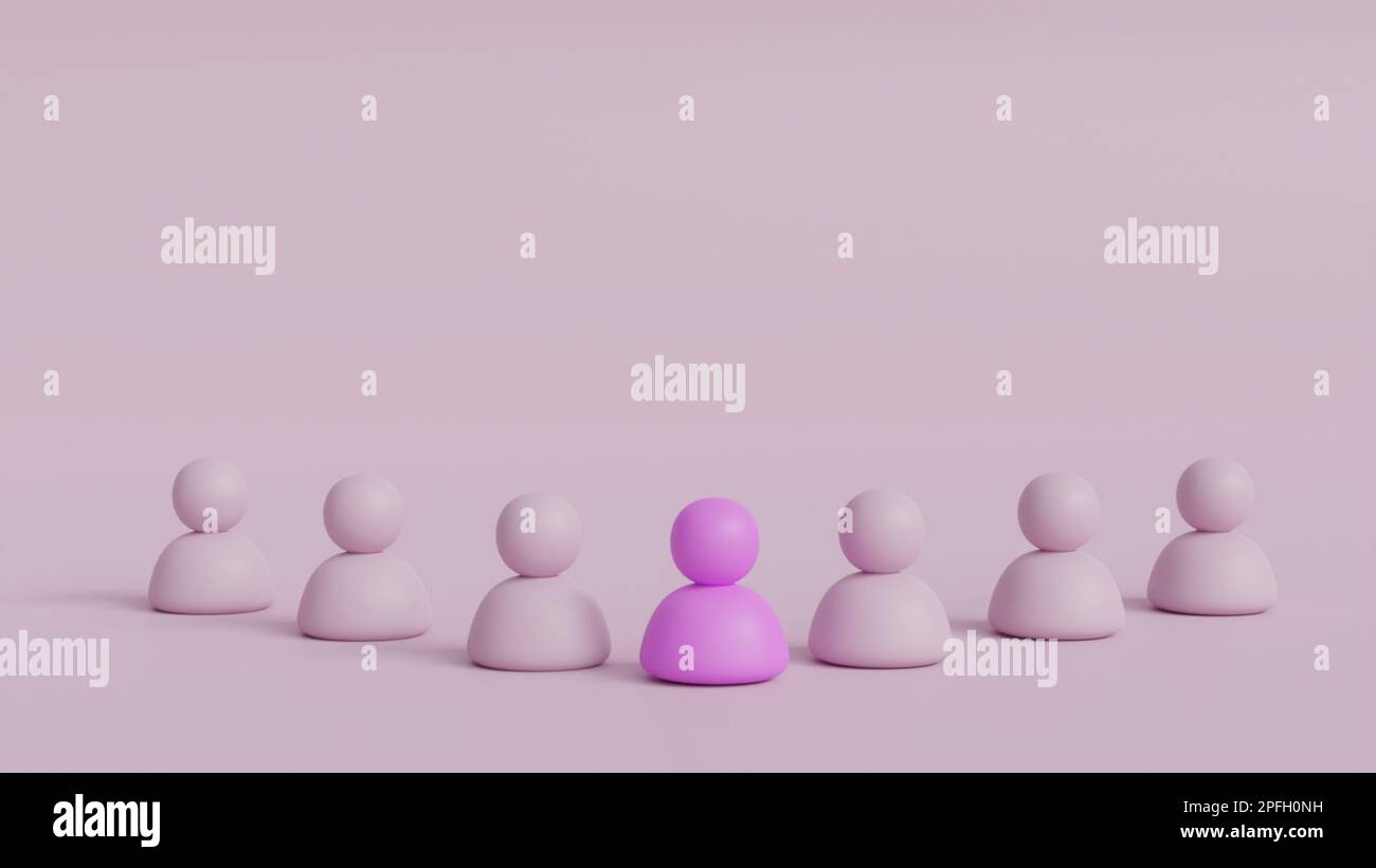 HRM or Human Resource Management, pink icon to manager icon which is ...