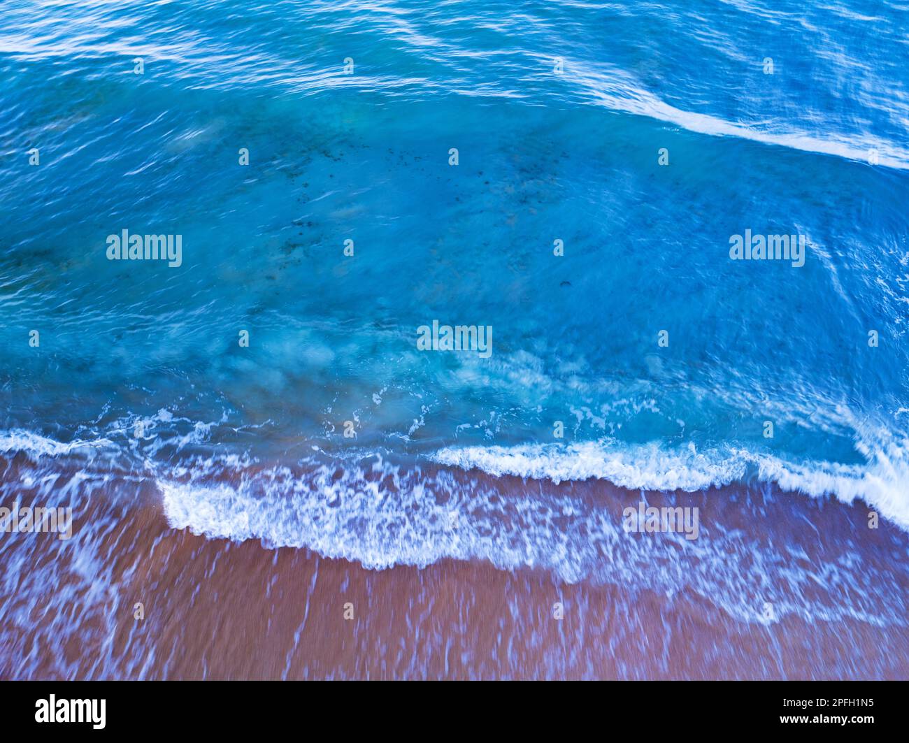 Sea surface aerial view,Bird eye view photo of waves and water surface ...
