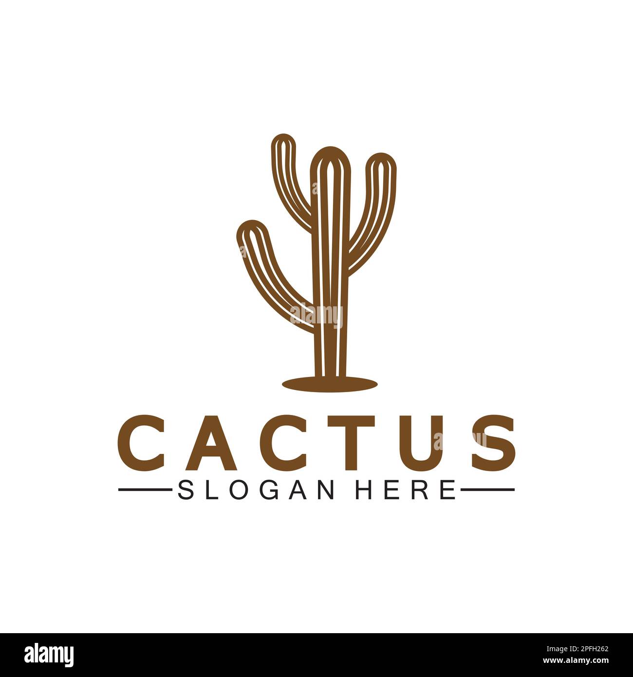 Cactus Logo Template Design Vector, Design Concept, Creative Symbol ...