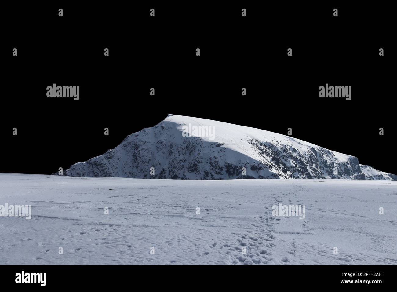 aonach beag scotland isolated Stock Photo - Alamy