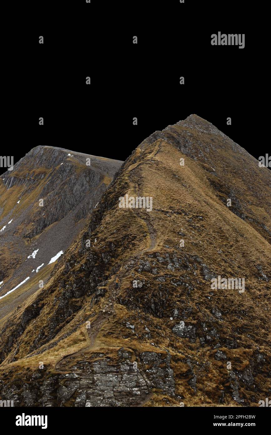 Glen nevis mamores isolated Stock Photo - Alamy