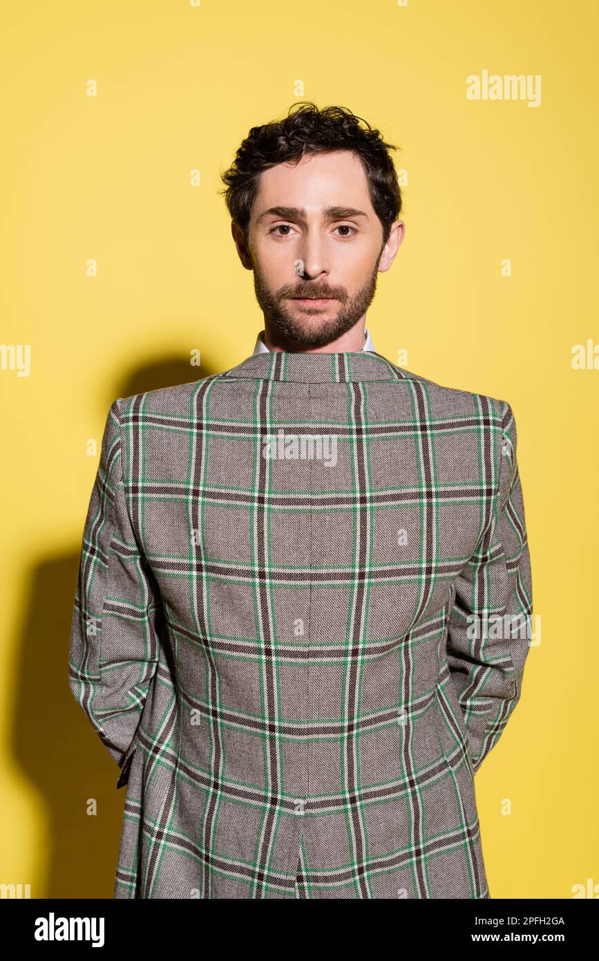 Jacket on backwards hi-res stock photography and images - Alamy