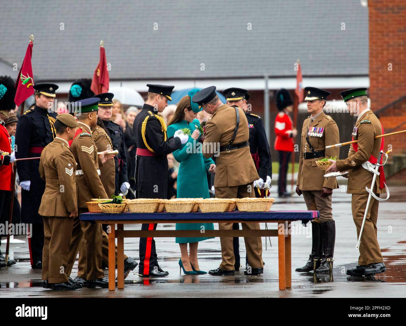 William, Prince of Wales and Kate, Princess of Wales at the Mons ...