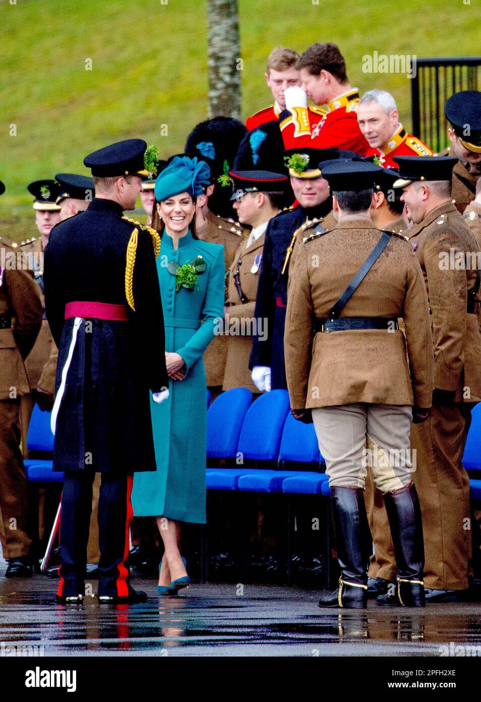 William, Prince of Wales and Kate, Princess of Wales at the Mons ...