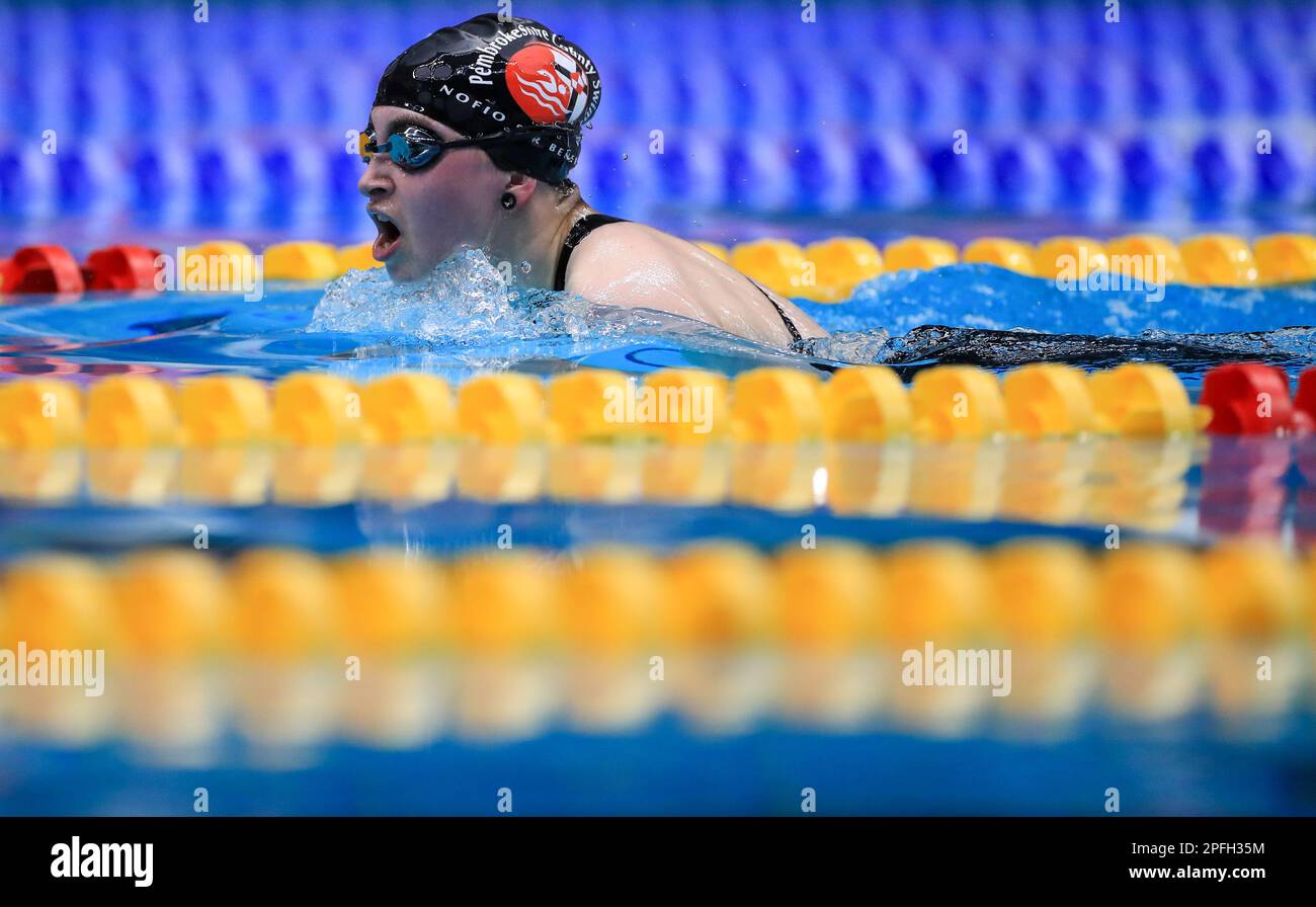 Great Britain’s Lily Rice in action during the Women’s MC 100m ...