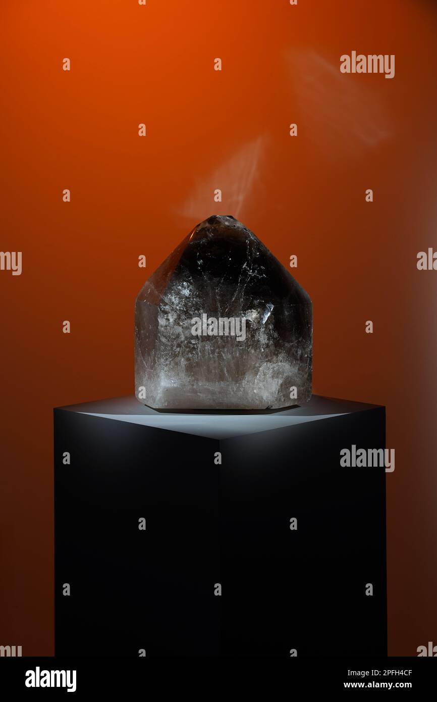 Unique crystal quartz Stock Photo - Alamy