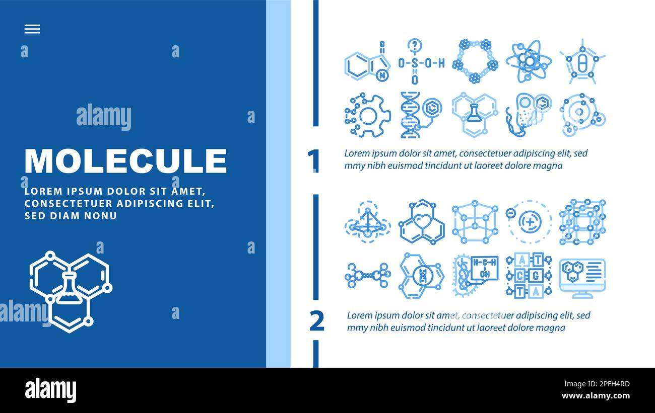 Chemistry science chemical landing web page header vector laboratory ...