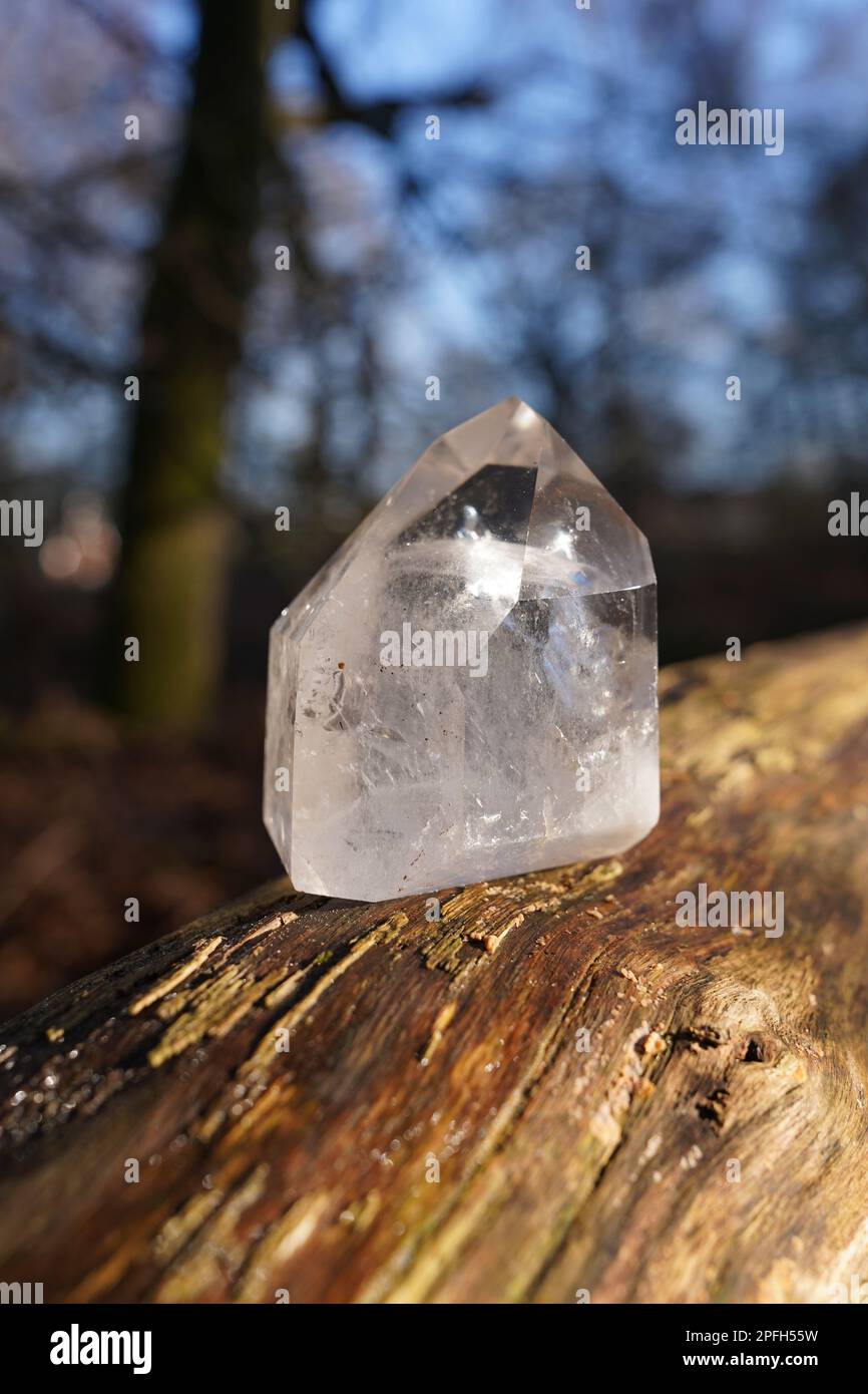 Charging crystal in the nature Stock Photo - Alamy