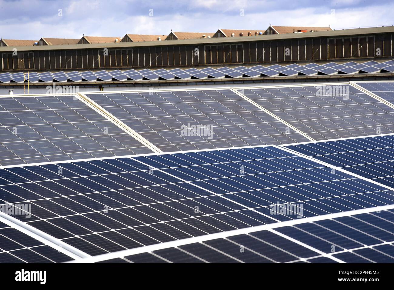 Rooftop solar power plant at PSP machinery (Prerovske strojirny ...