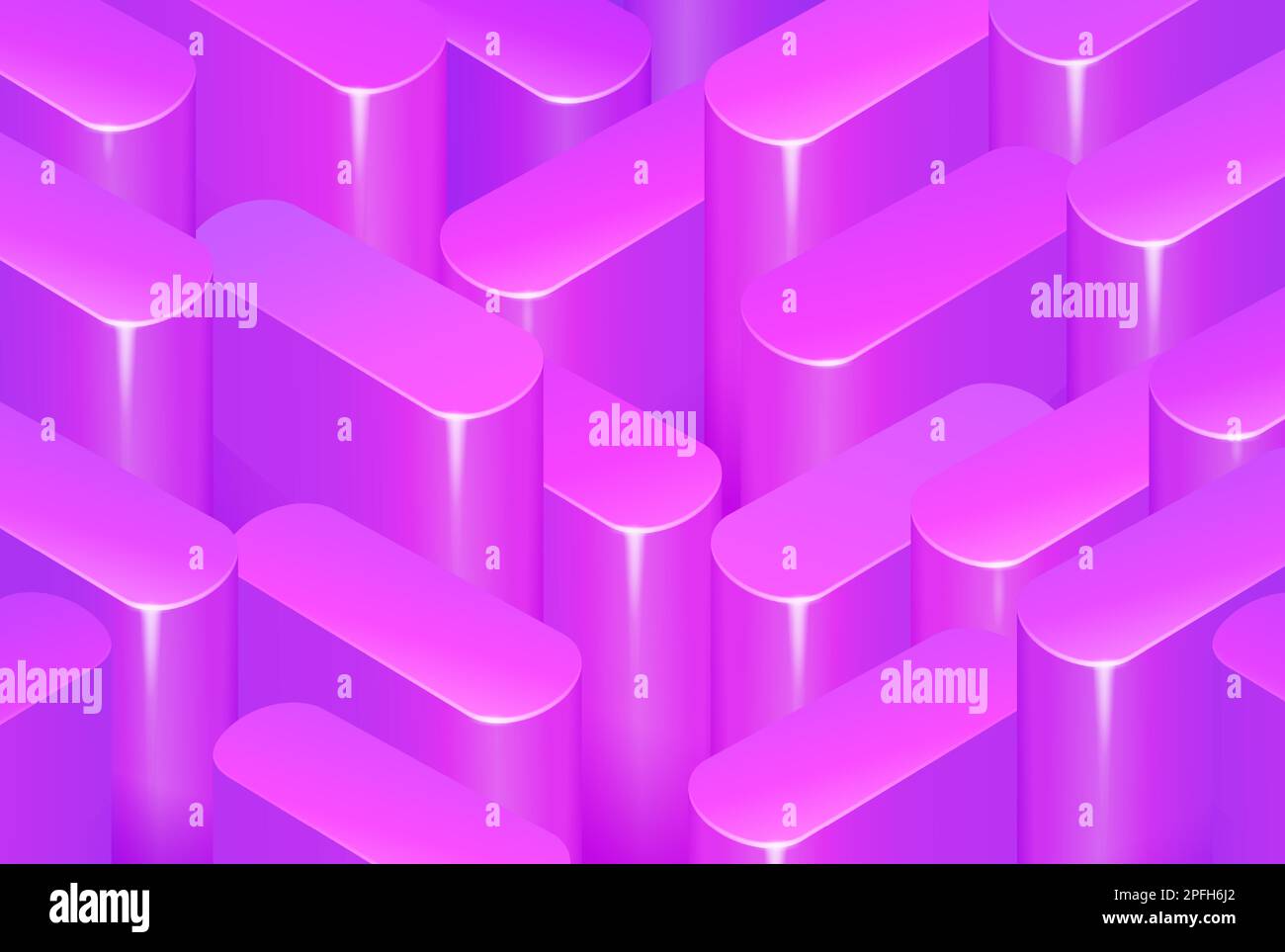 Purple and pink 3d vector object building background pattern Stock Vector Image & Art - Alamy
